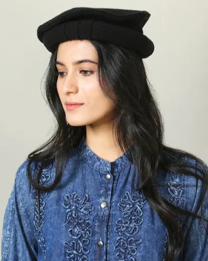 Pashtun Style Pakol – Traditional Wool Cap for Men | Handmade Afghan ...