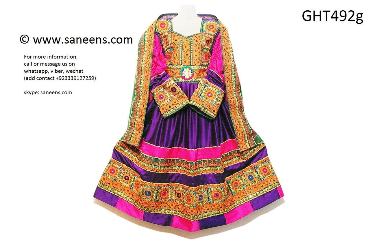afghan fashion long dress pathani bridal clothes persian nikah frock ...