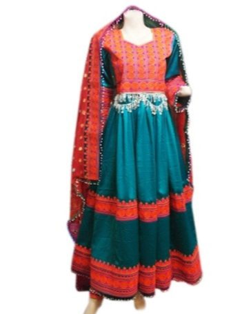 wholesale afghan bridal gowns handmade persian pashtun dresses frocks ...