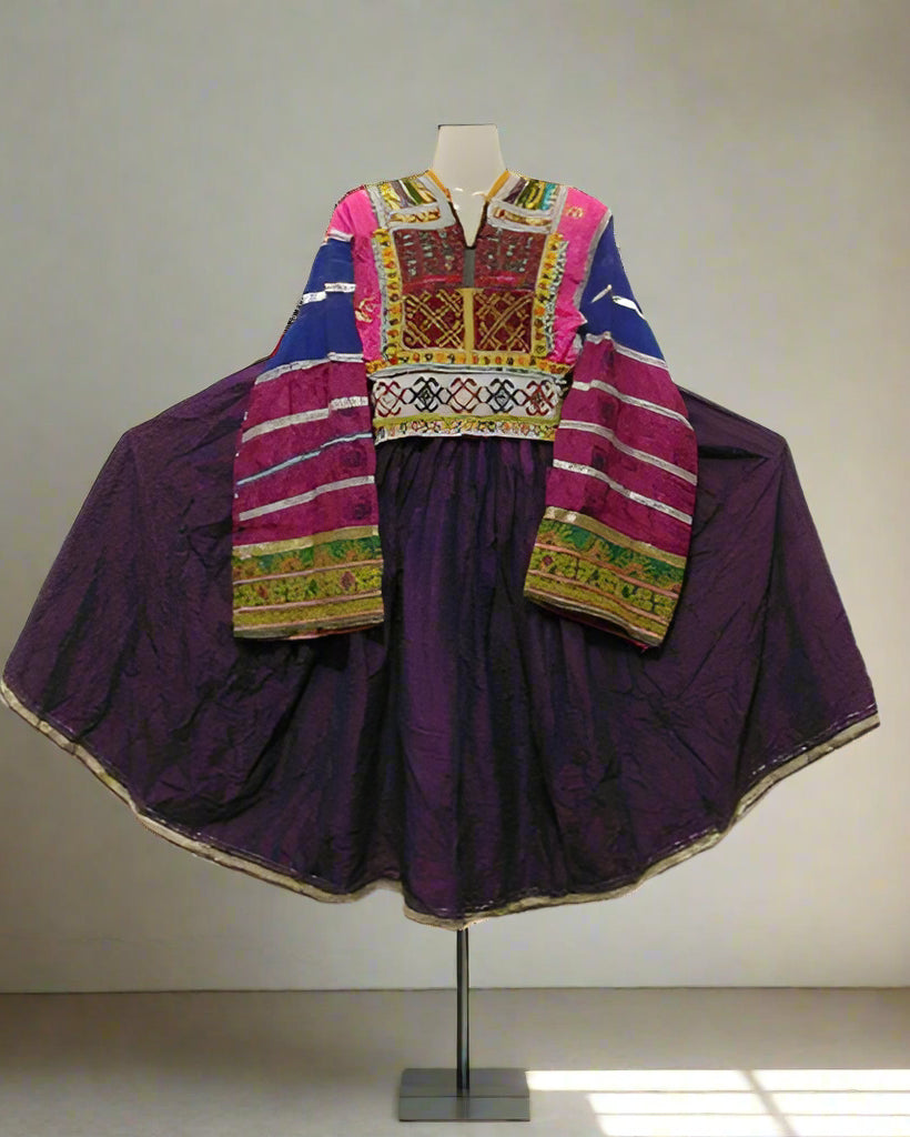 Ethnic Afghan Frock – Traditional Kuchi Tribal Dress, Handmade ...