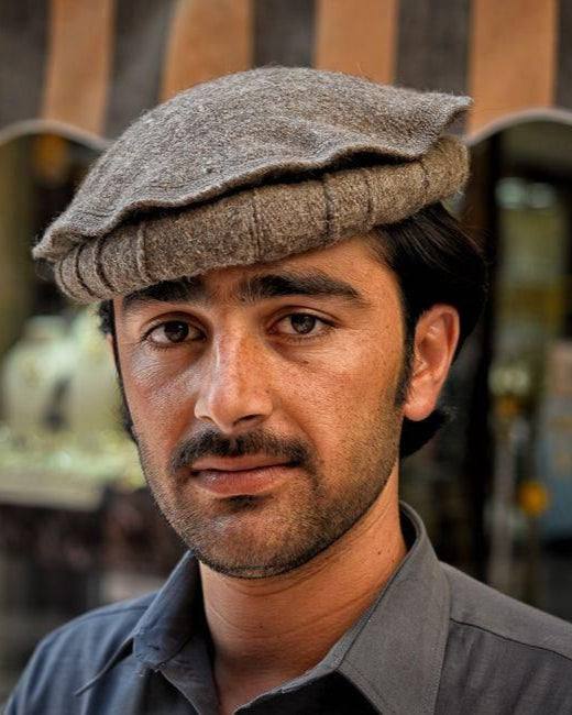Pashtun Style Pakol Traditional Cap – Handmade Afghan Wool Hat for Men ...