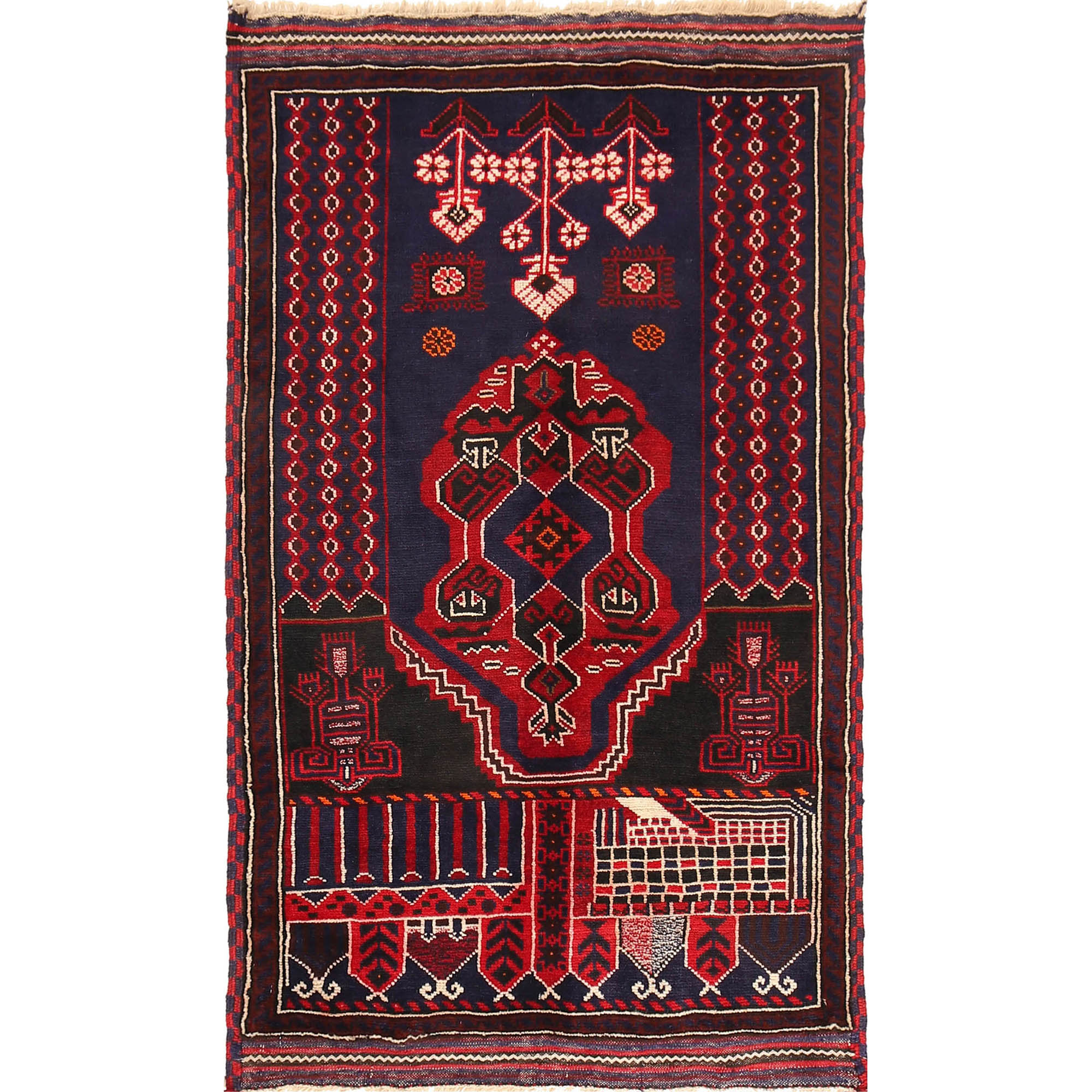 Afghan Detailed Prayer Mat | Handmade Mat – saneens.com