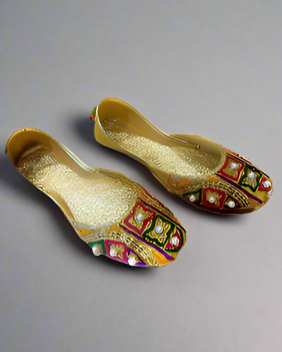 Afghan Traditional Handmade Embroidery Shoes – Ethnic Boho Slip-Ons ...