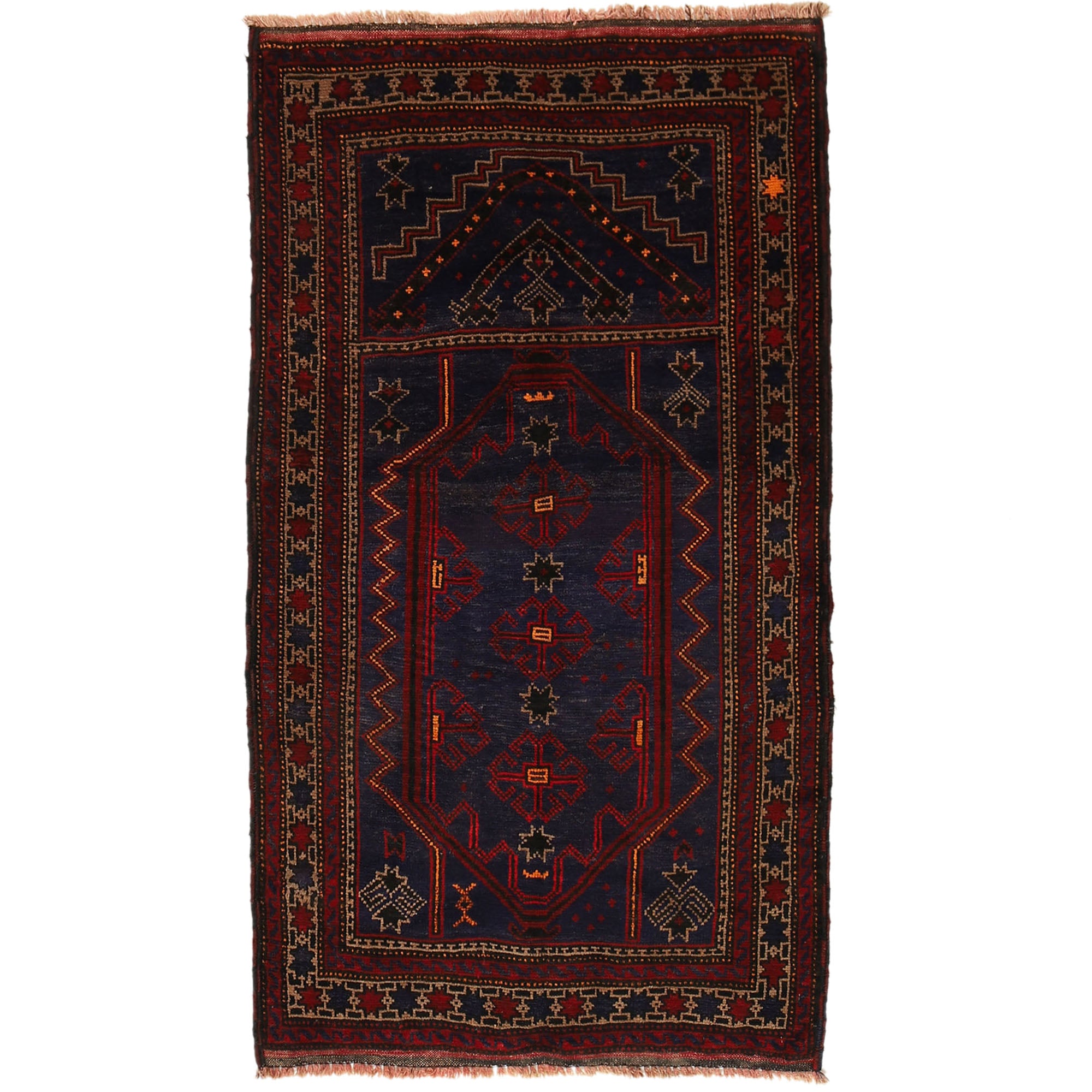 Afghan Handmade Prayer Mat Weave | Islamic Rug – saneens.com