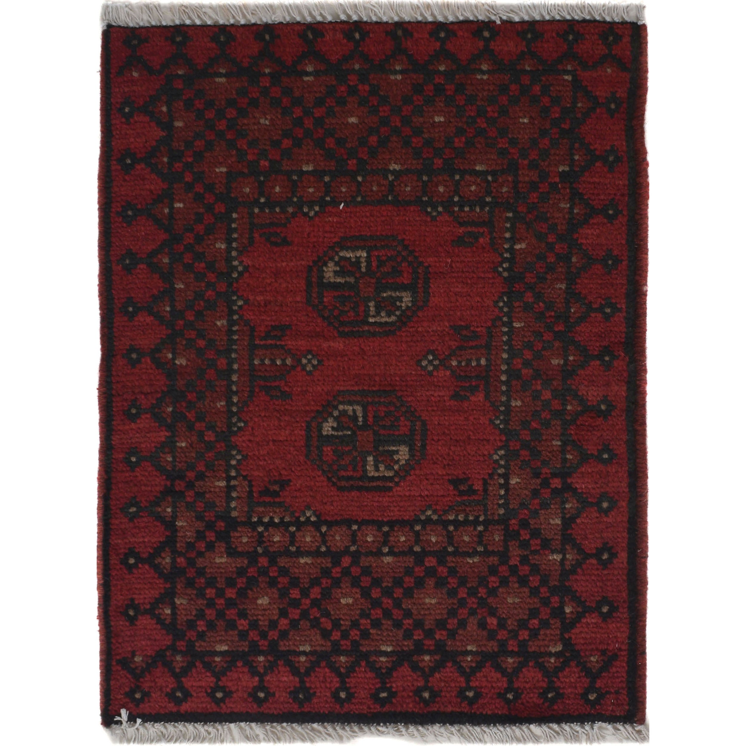 Ethnic Nomadic Soft Entry Rug | Handmade Afghan Mat – saneens.com