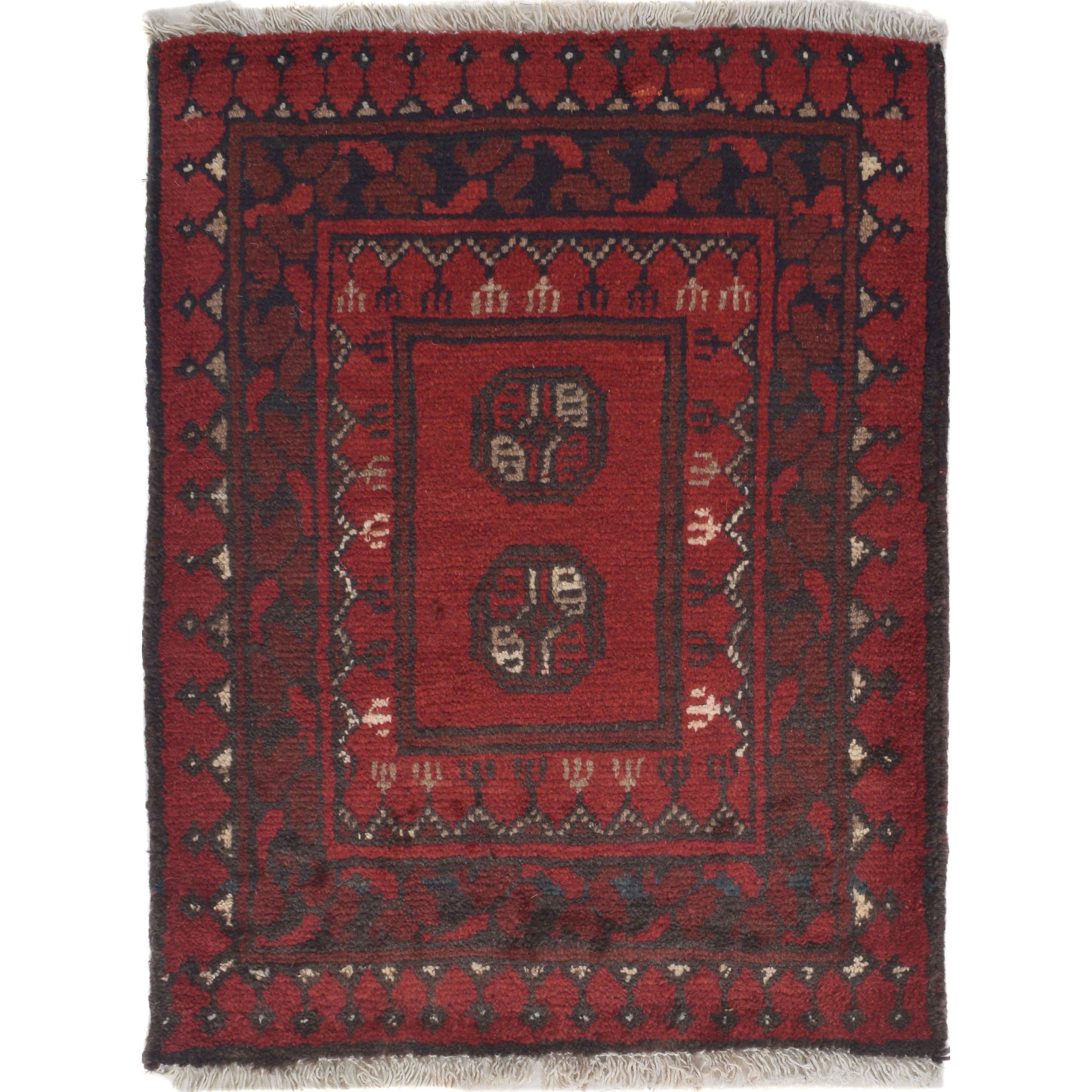Soft Wool Nomadic Door Rug | Afghan Handmade Mat – saneens.com